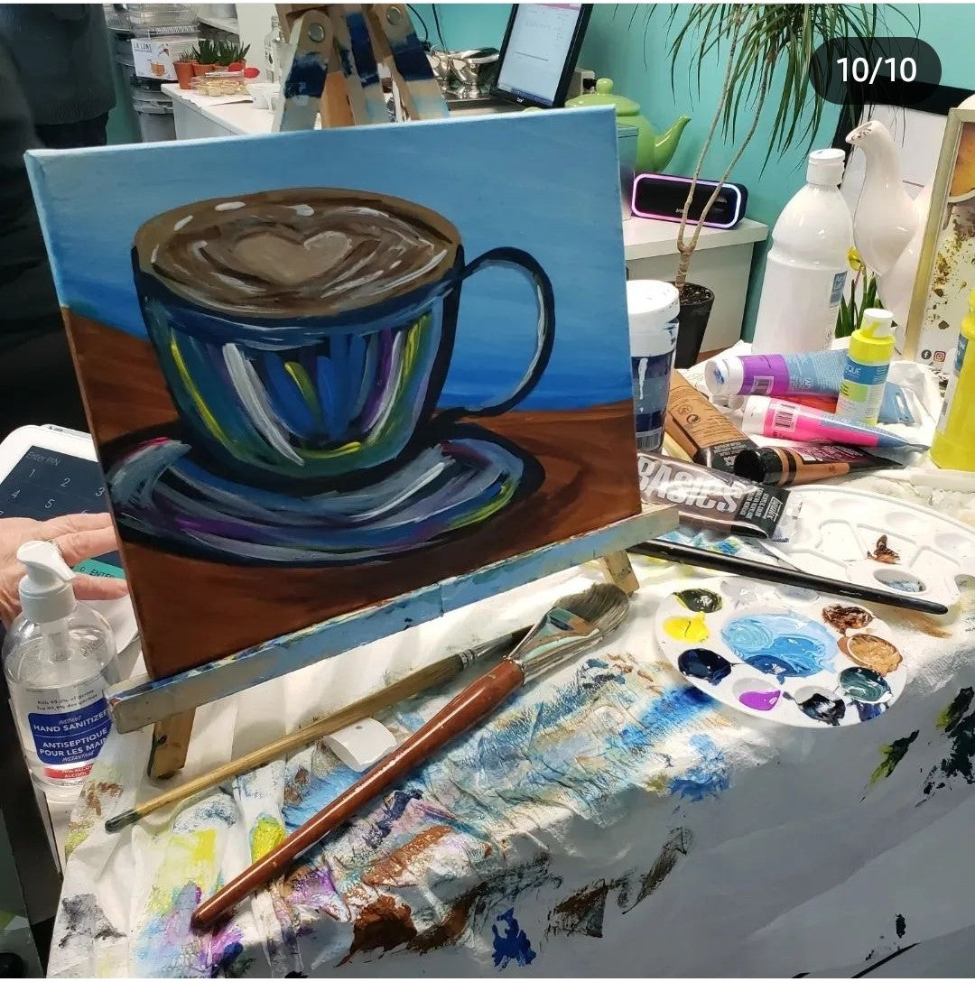 Cup of Creativi-TEA Paint & Sip with Nicole Alexander Art – Steve's Tea ...