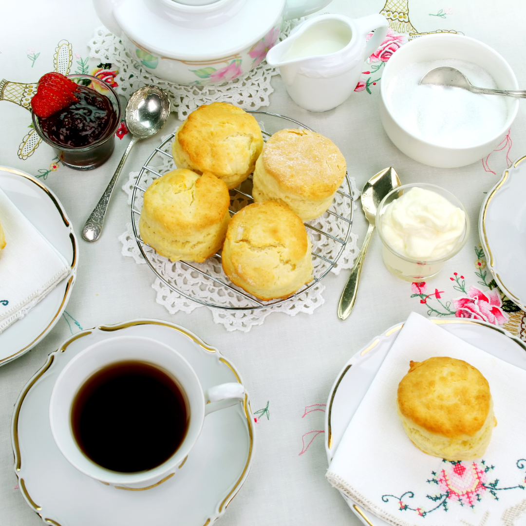 Cream Tea- Scones & Tea – Steve's Tea Company & Tearoom